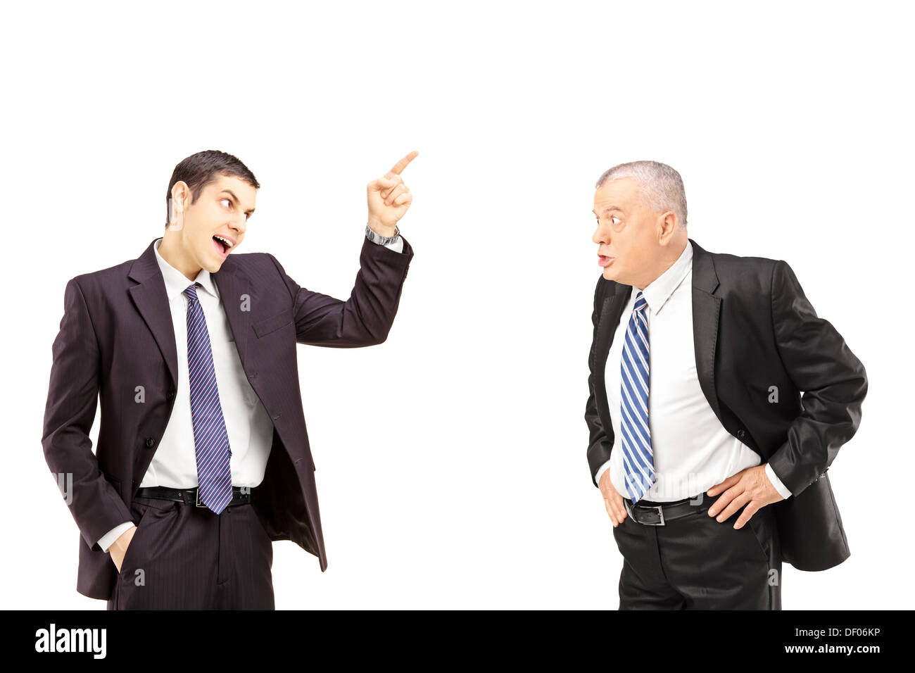 Angry business colleagues during an argument Stock Photo - Alamy