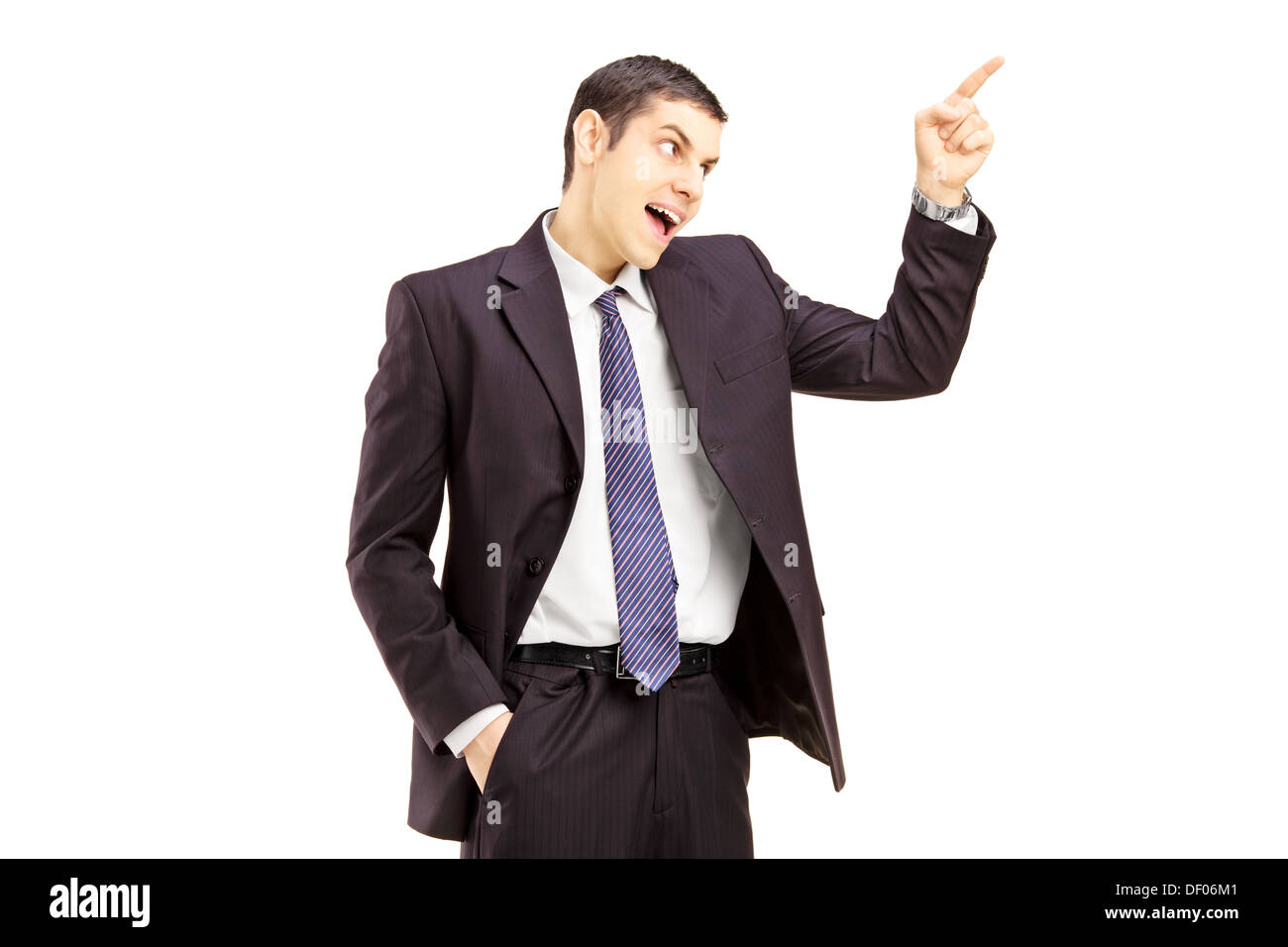Angry businessman pointing finger looking hi-res stock photography and ...
