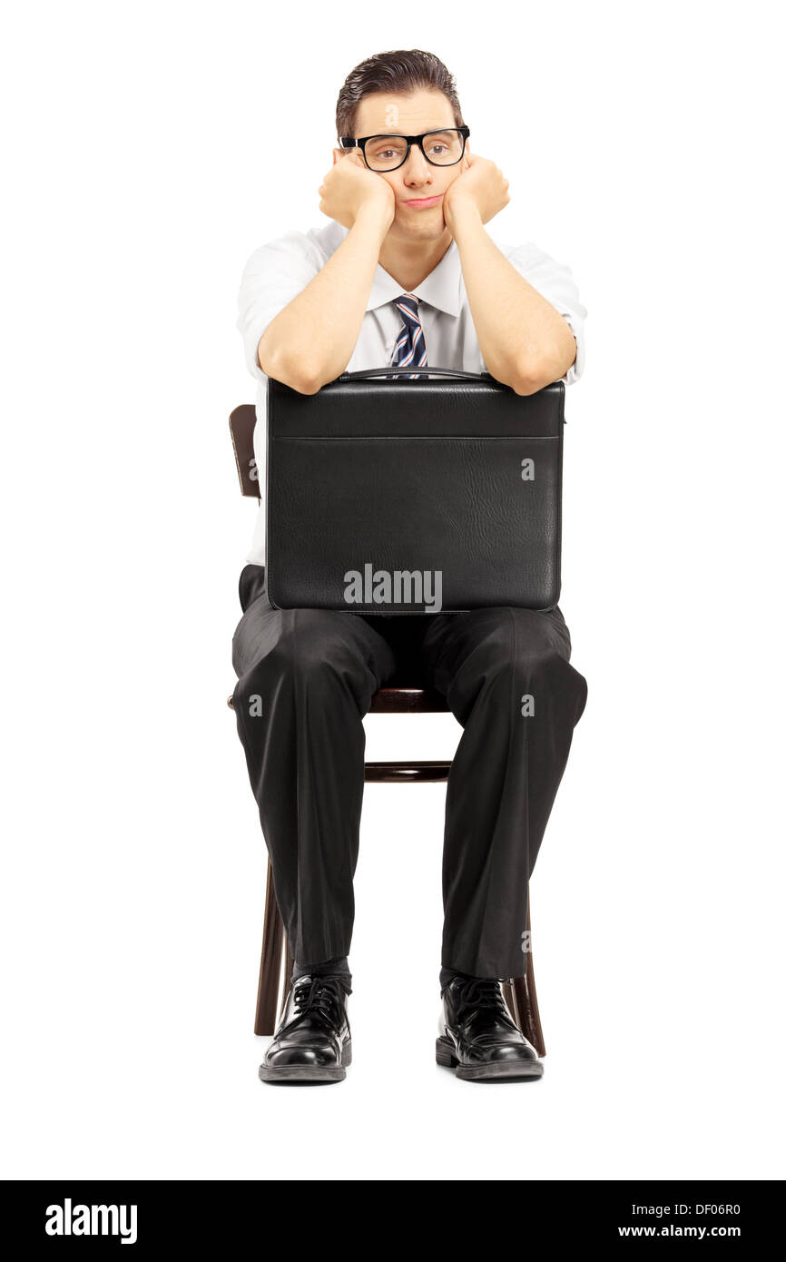Man bored chair hi-res stock photography and images - Alamy