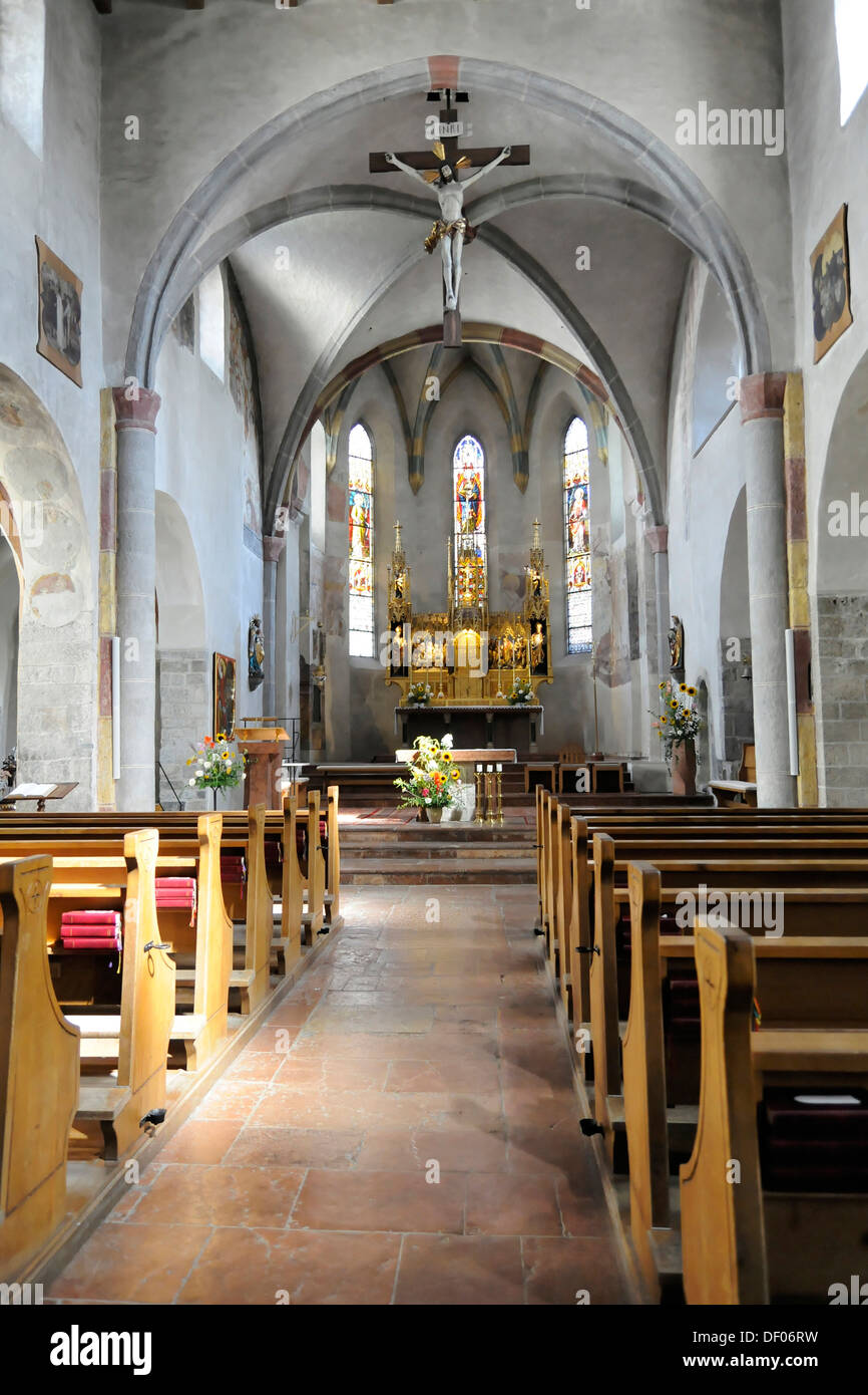 Romanesque church, St. Hippolyte's Church, Zell am See, Salzburg ...