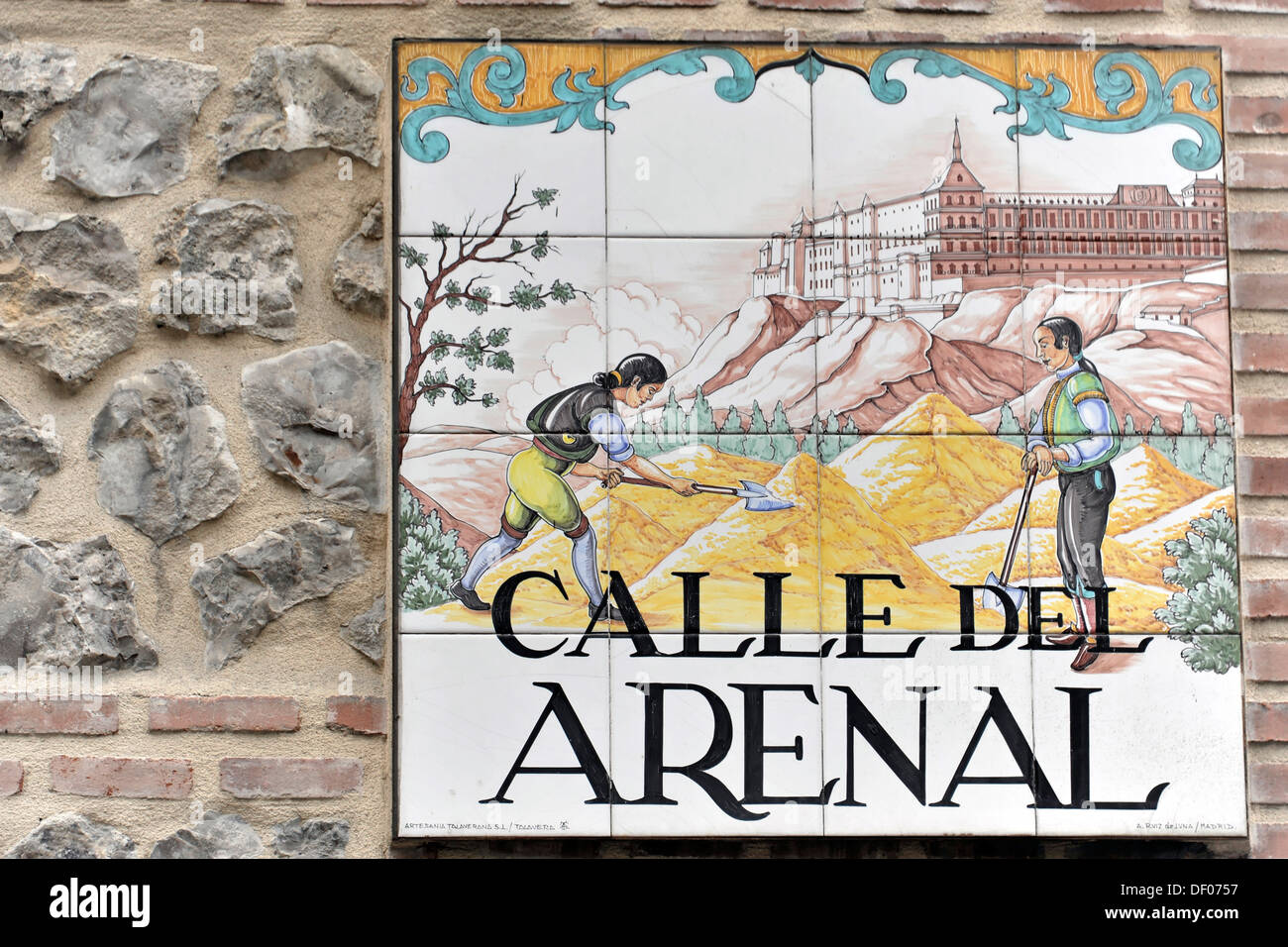 Tiles with names hi-res stock photography and images - Alamy