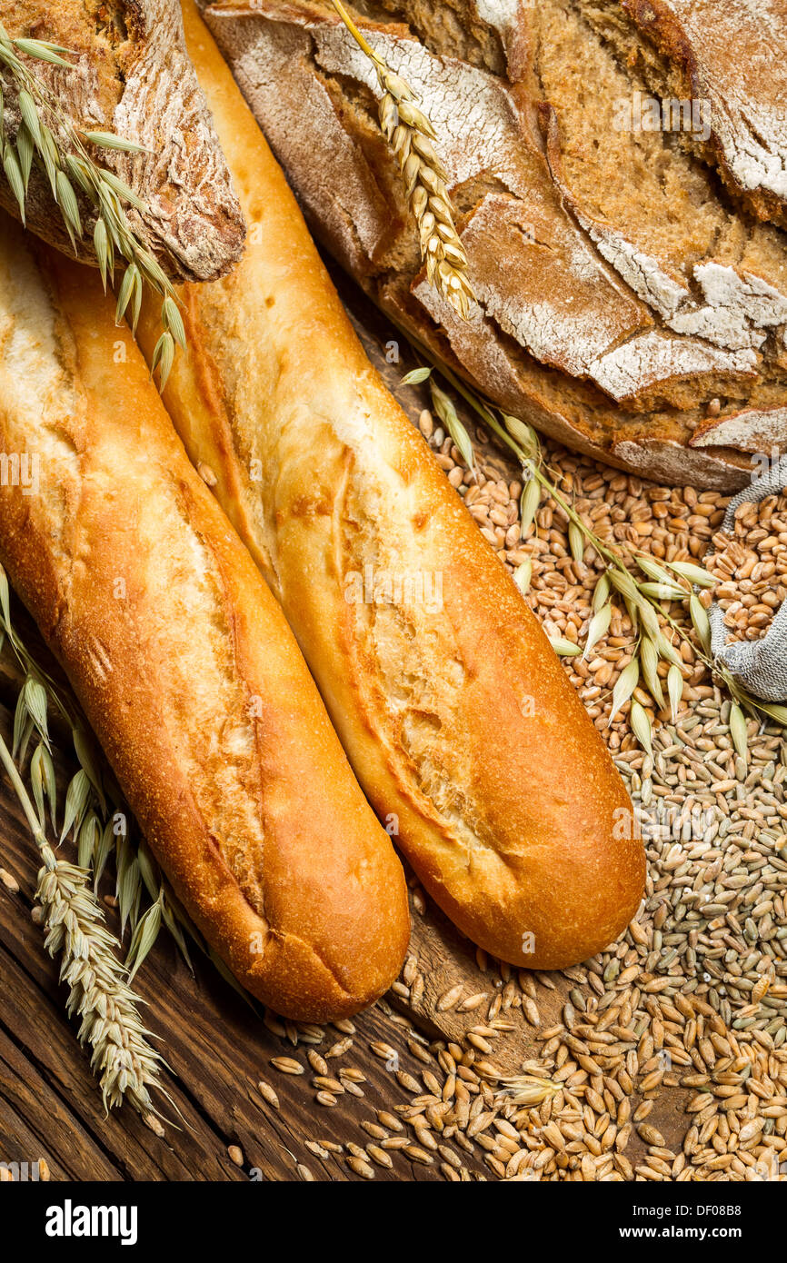 Still life with different types of grain hi-res stock photography and ...