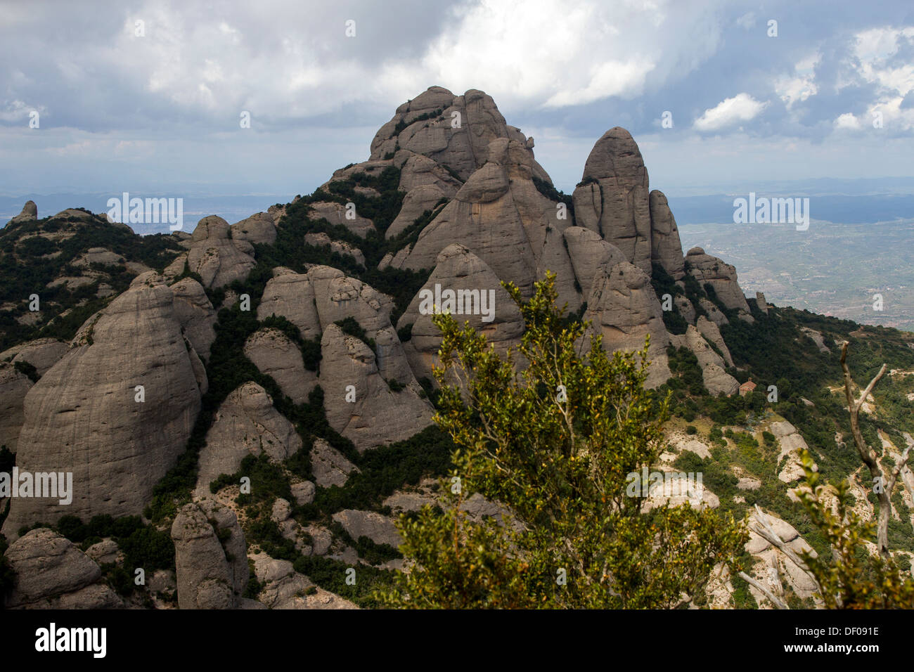 Scenic view mountain montserrat hi-res stock photography and images - Alamy