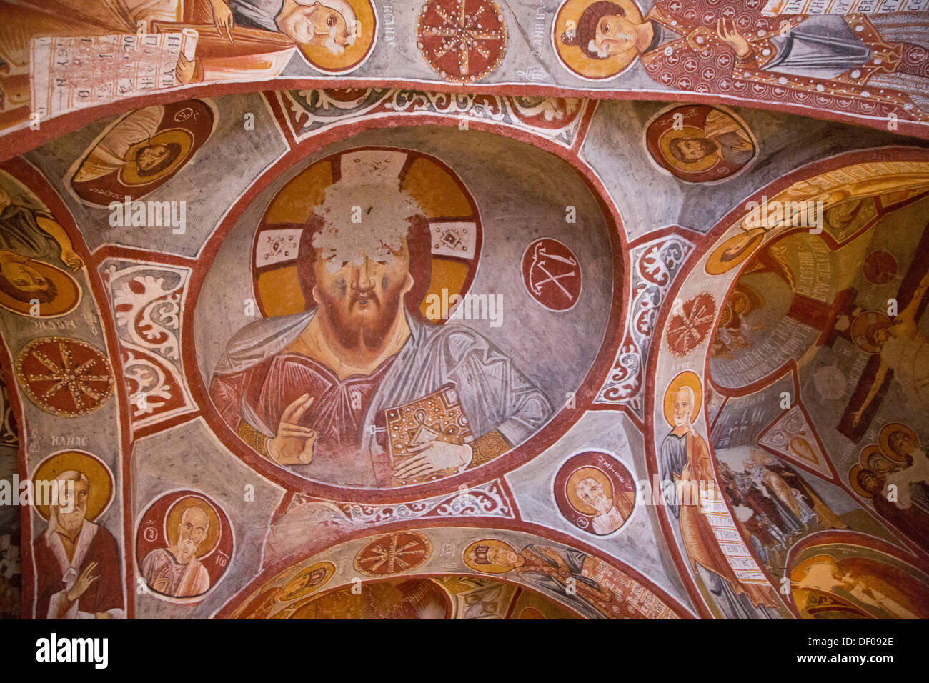 Frescoes St. Barbara Church in Rock-cut Church Goreme a UNESCO World ...