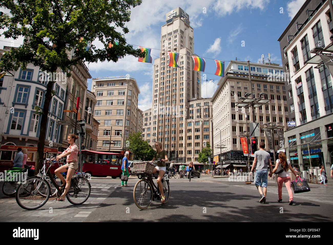 KBC Tower or boerentoren in Antwerp, Belgium, Europe Stock Photo - Alamy