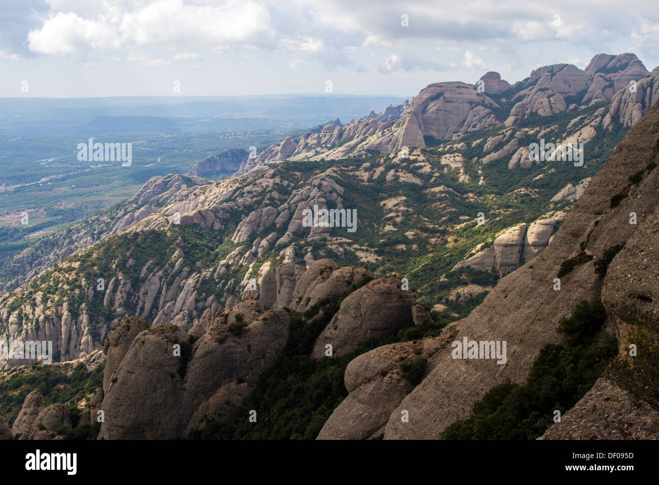 Scenic view mountain montserrat hi-res stock photography and images - Alamy