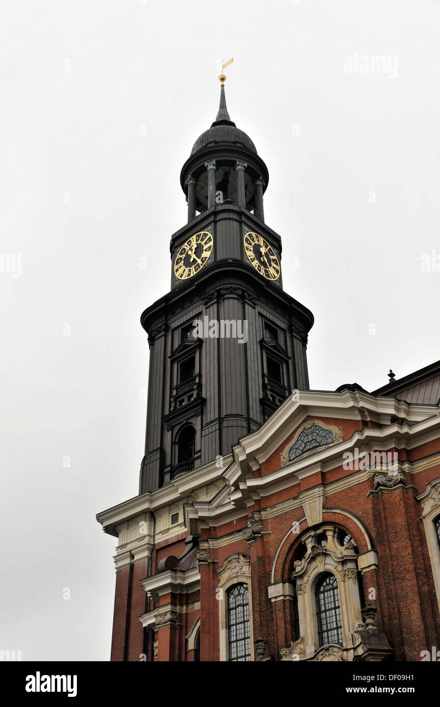 Landmark, St. Michaelis Church, St Michael, Michel, Baroque church ...