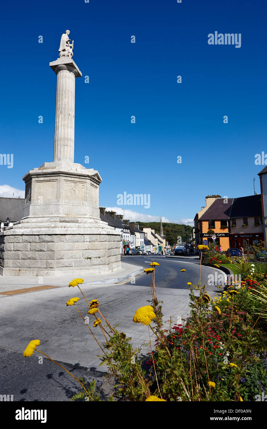 the octagon with statue of st patrick westport county mayo republic of ...