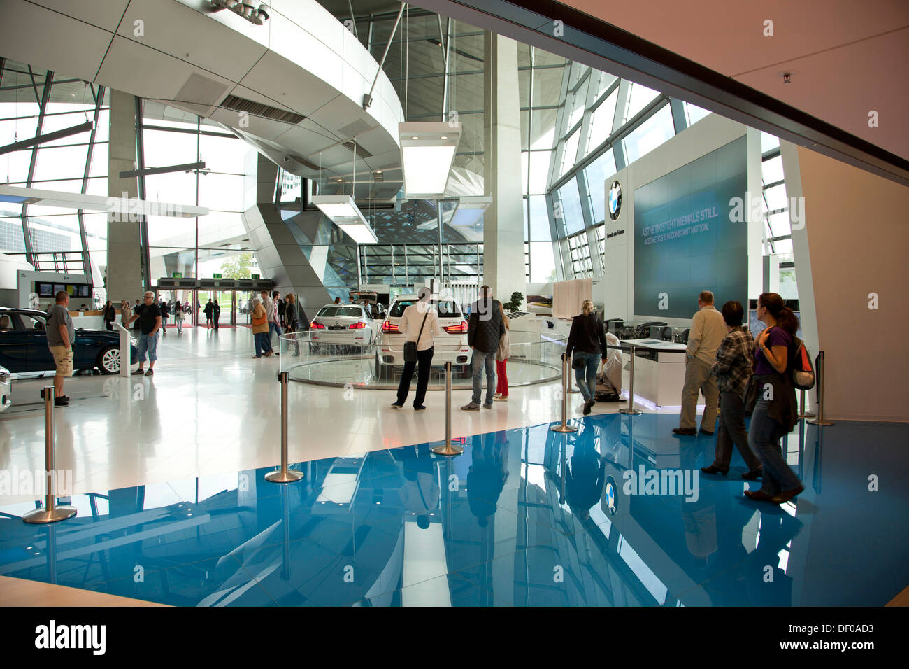 exhibition at BMW Welt in Munich, Bavaria, Germany Stock Photo - Alamy