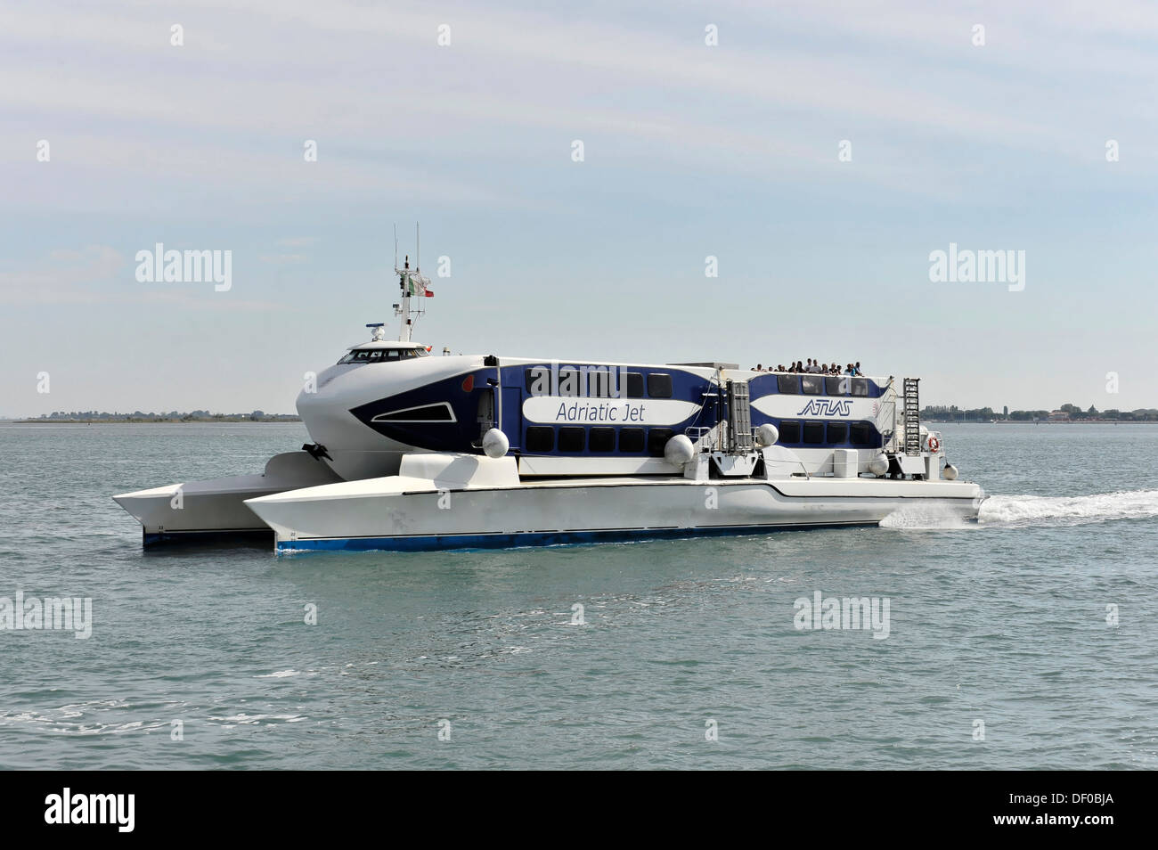 Adriatic Jet, high-speed ship from Croatia, 43m long, built in 2002 ...