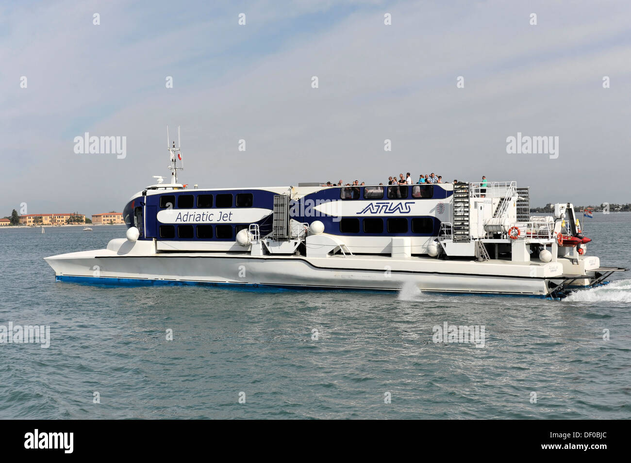 Adriatic Jet, high-speed ship from Croatia, 43m long, built in 2002 ...