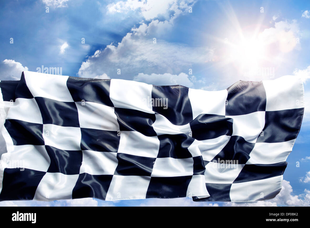 Checkered flag flag hi-res stock photography and images - Alamy