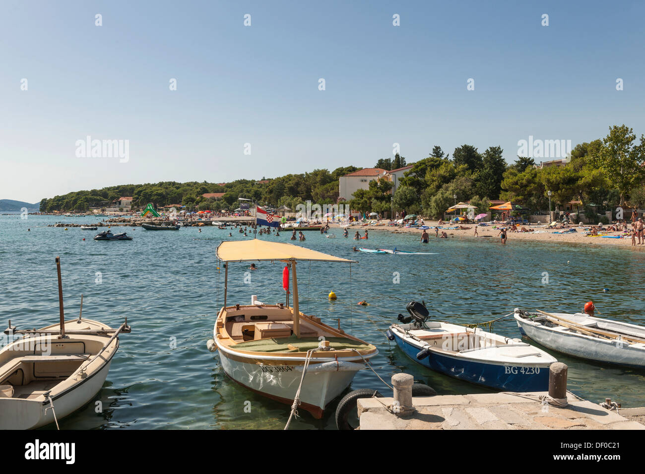 Marina in Pakostane, Dalmatia, Croatia, Southern Europe, Europe Stock ...