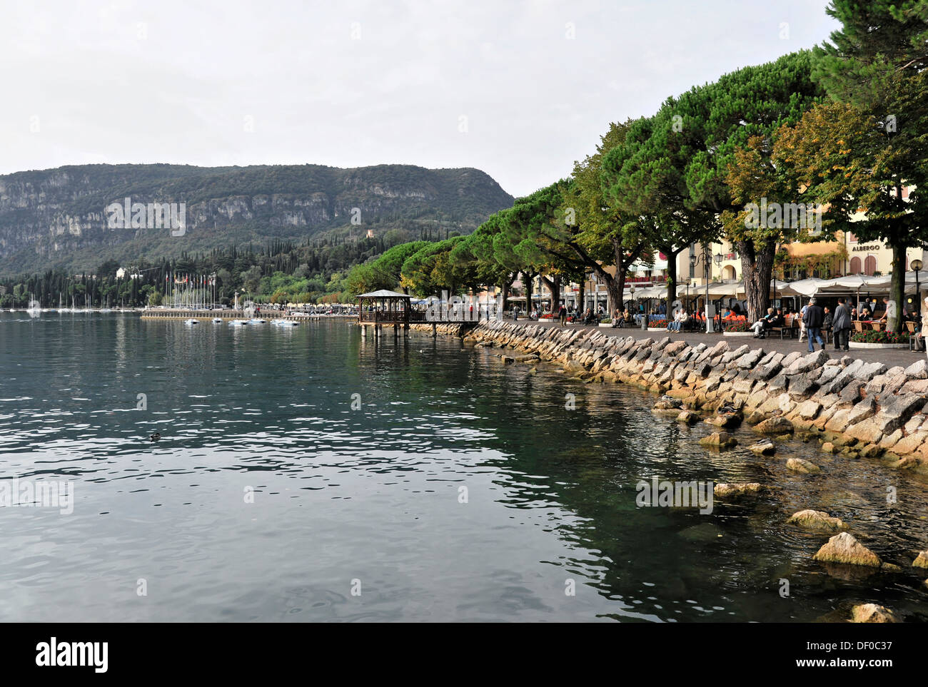 Waterfront of Lake Garda, Garda, Italy, Europe Stock Photo - Alamy