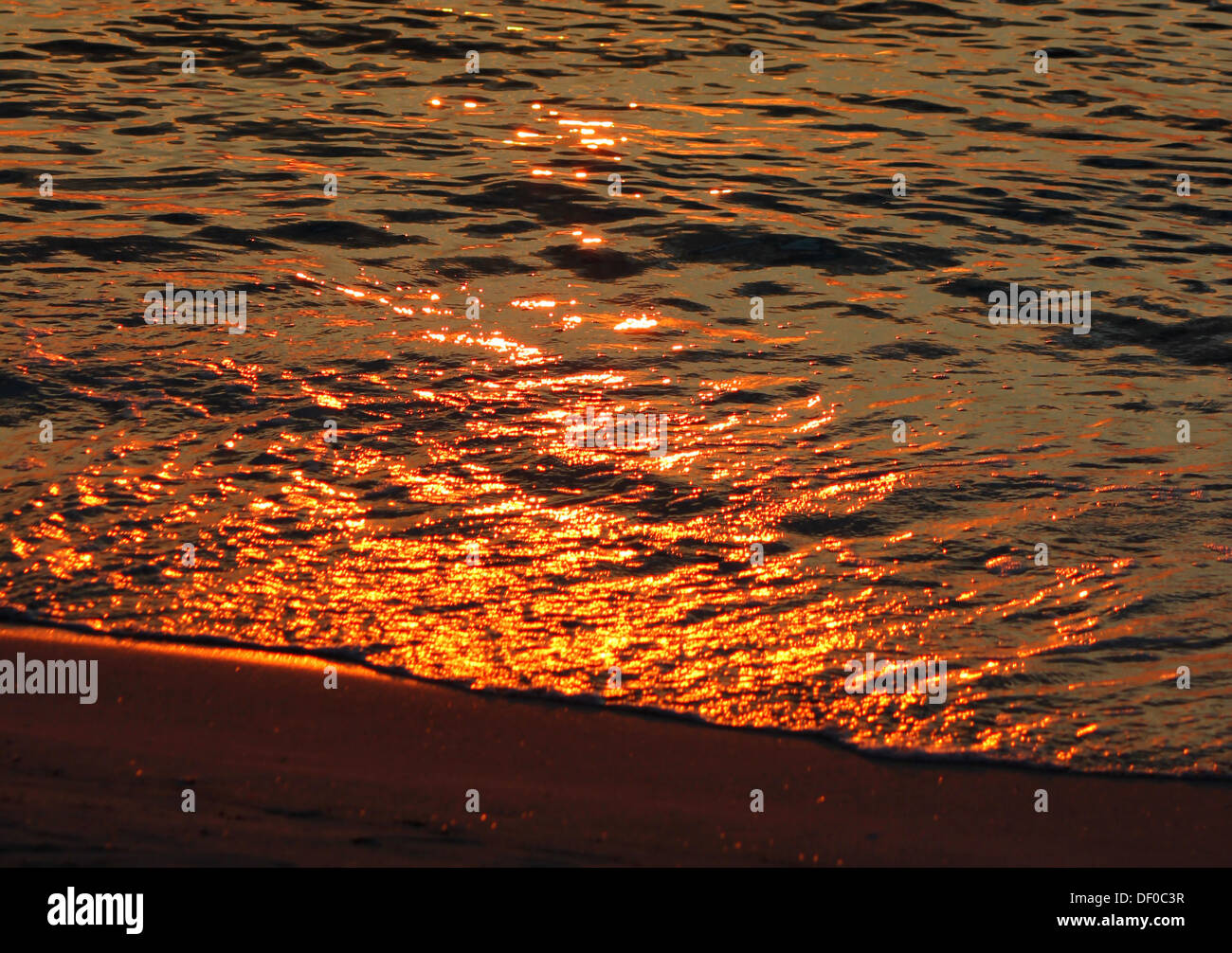 Sun reflection on the water Stock Photo - Alamy
