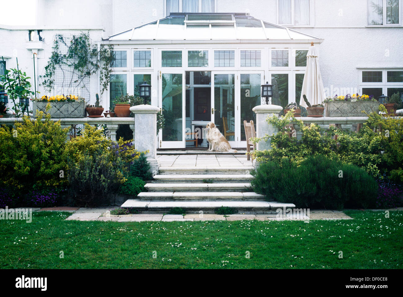 Garden patio conservatory hi-res stock photography and images - Alamy