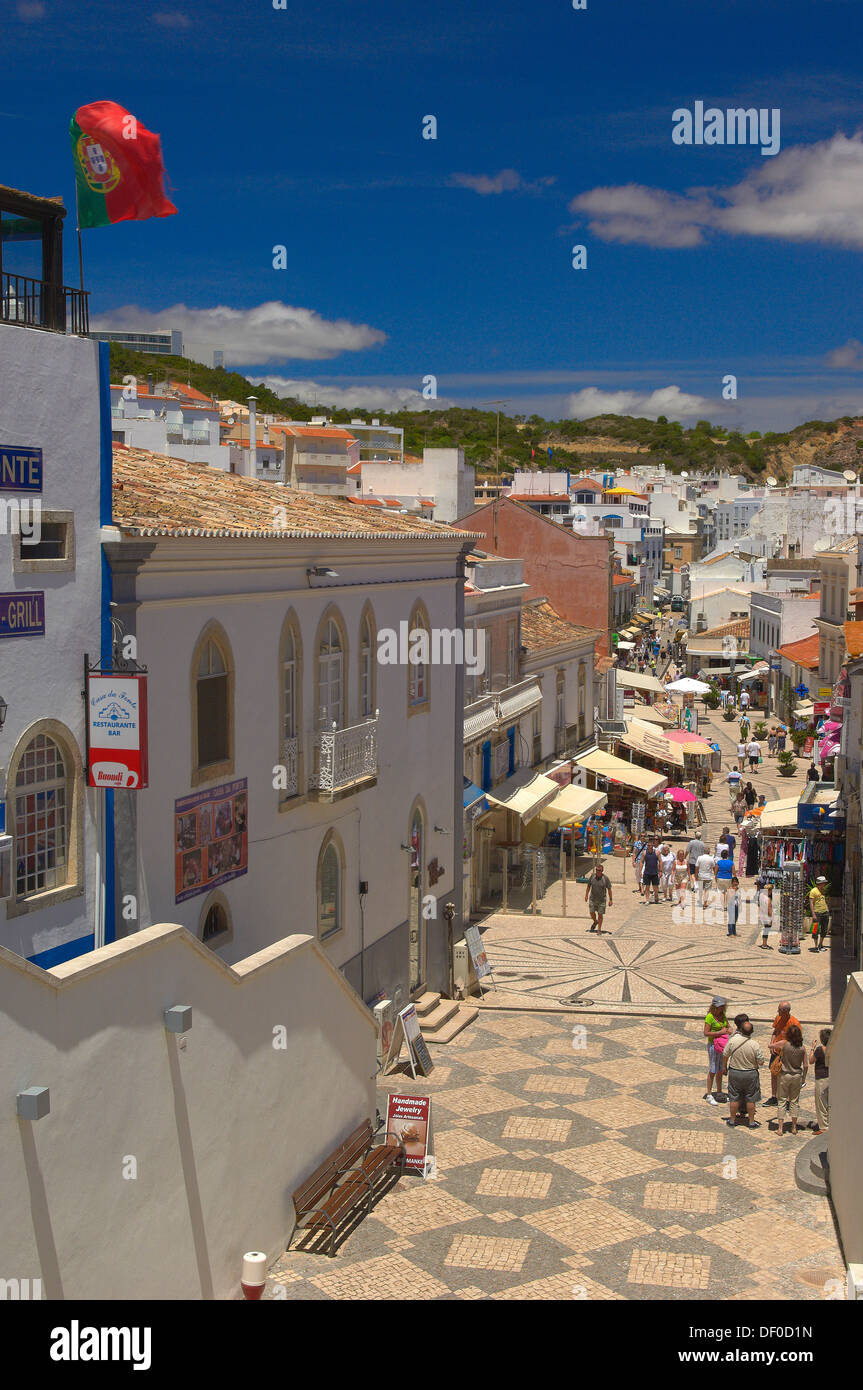 Albufeira street scene algarve portugal hi-res stock photography and ...