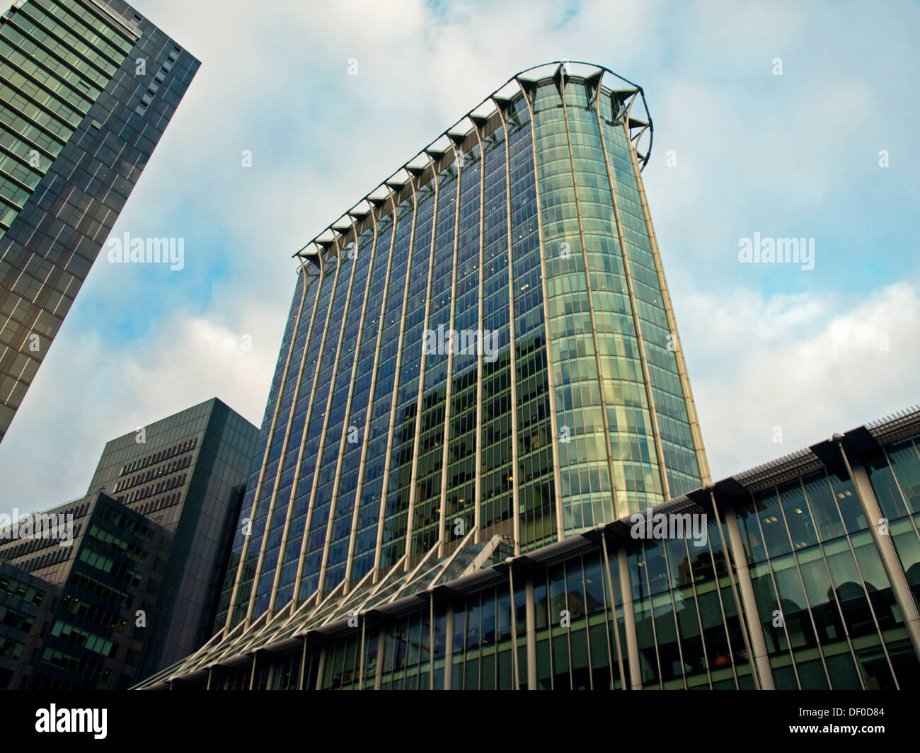 View of CityPoint, the fifth-tallest building in the City of London ...