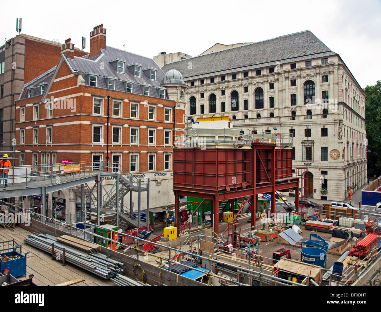 Railway worksite hi-res stock photography and images - Alamy