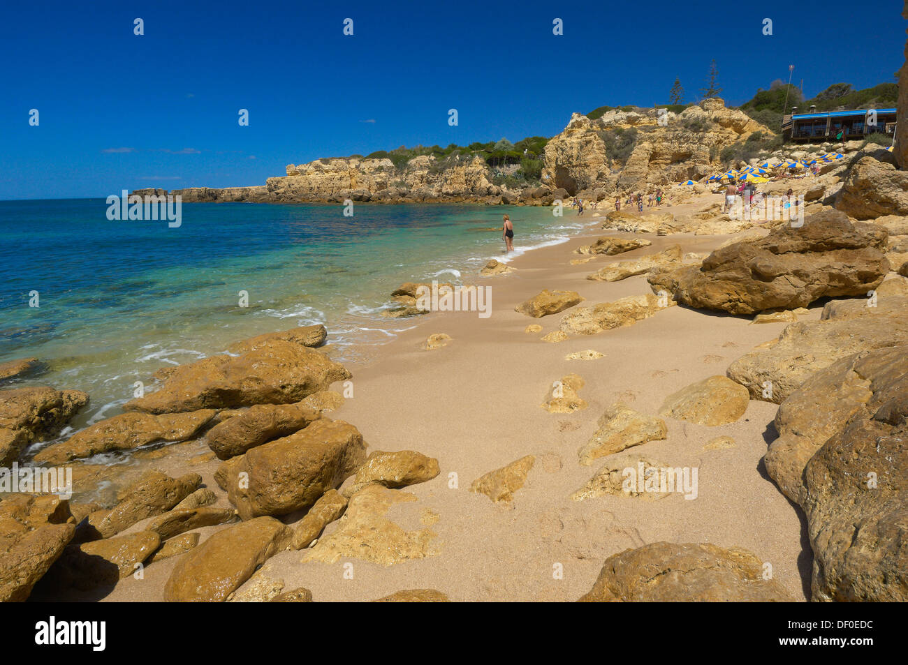 Do Castelo Beach, Albufeira, Praia Do Castelo, Algarve, Portugal ...
