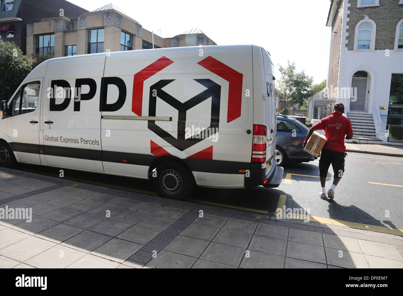 Dpd delivery van hi-res stock photography and images - Alamy