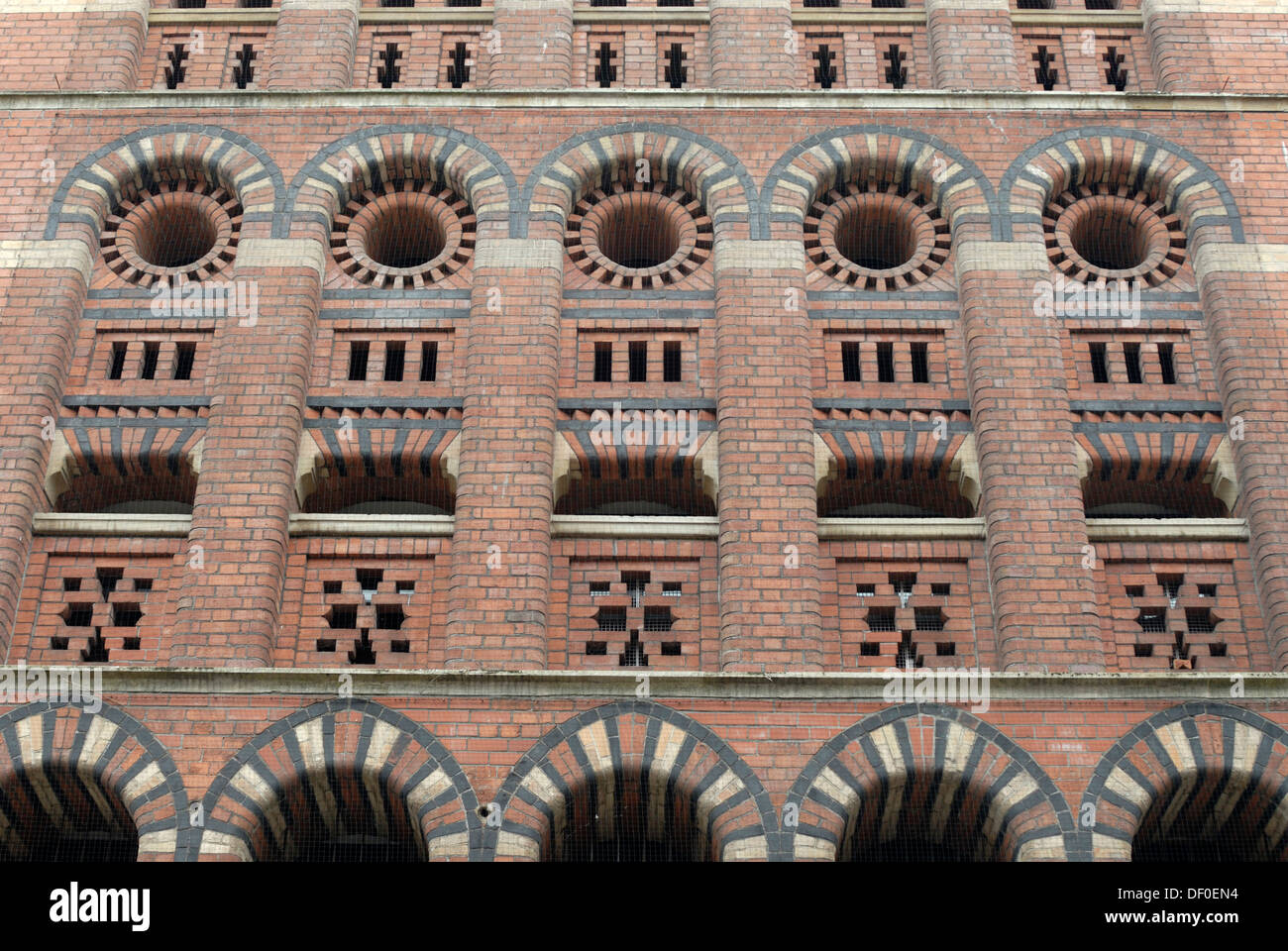 Basalt façade on the Granary building in Bristol Byzantine style ...
