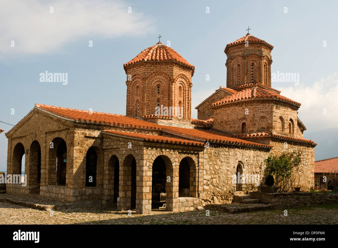 EUROPE, Macedonia, Lake Ohrid, Orthodox Monastery of St Naum (10th ...