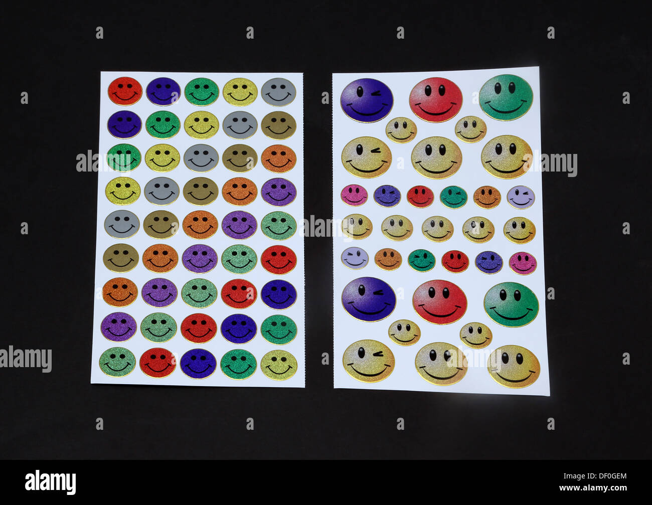 Sheet of stickers hi-res stock photography and images - Alamy