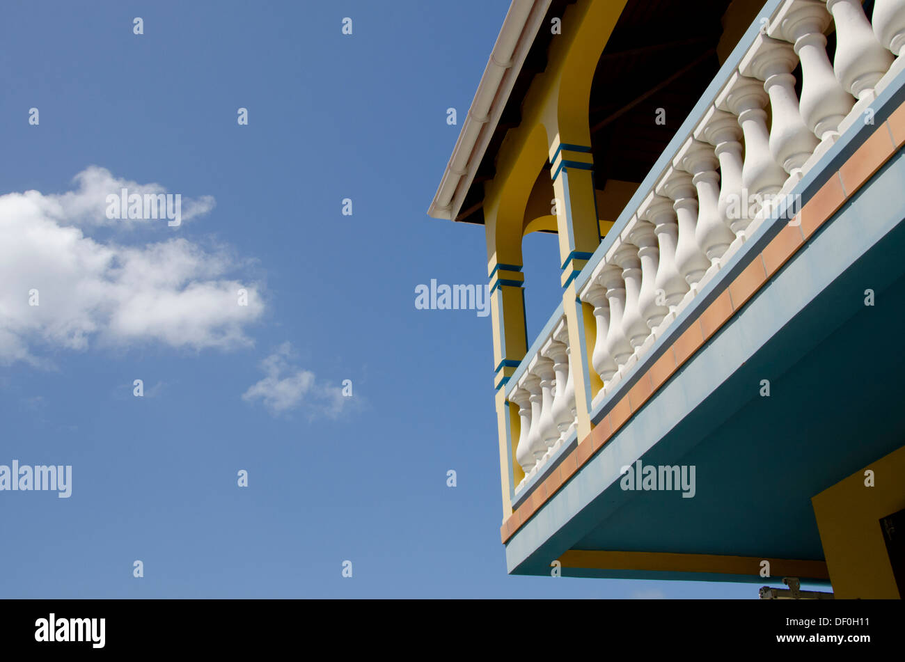 Caribbean french architecture hi-res stock photography and images - Alamy