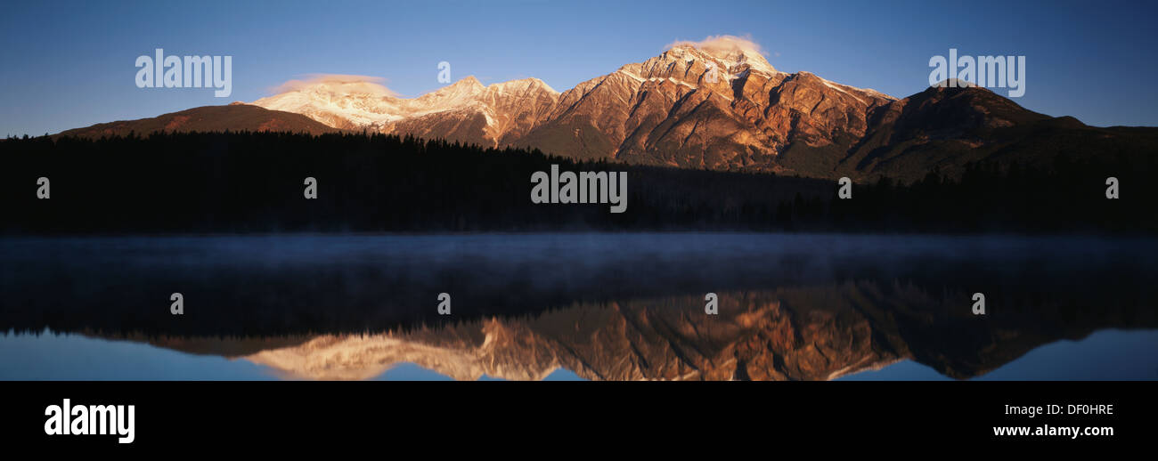 Pyramid mountain at sunrise hi-res stock photography and images - Alamy