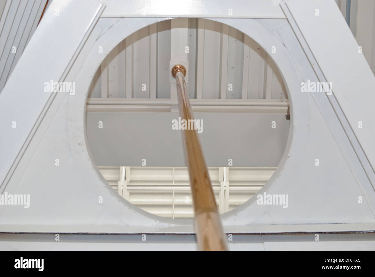 Inside Fire Station Pole