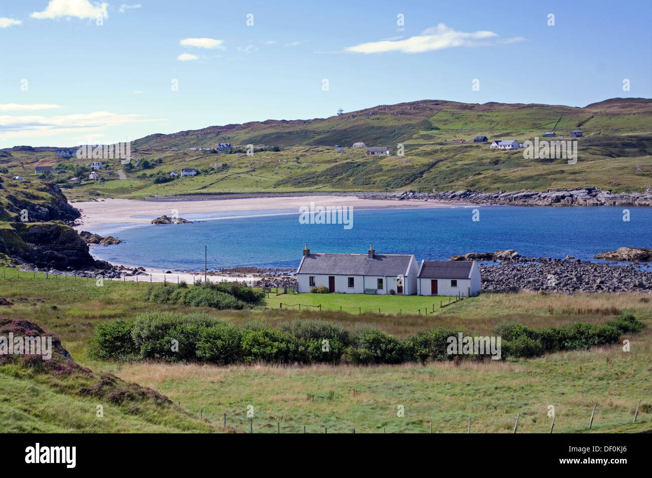 Clashnessie Bay adjoining the Stoer Peninsula, Assynt, Northwest ...