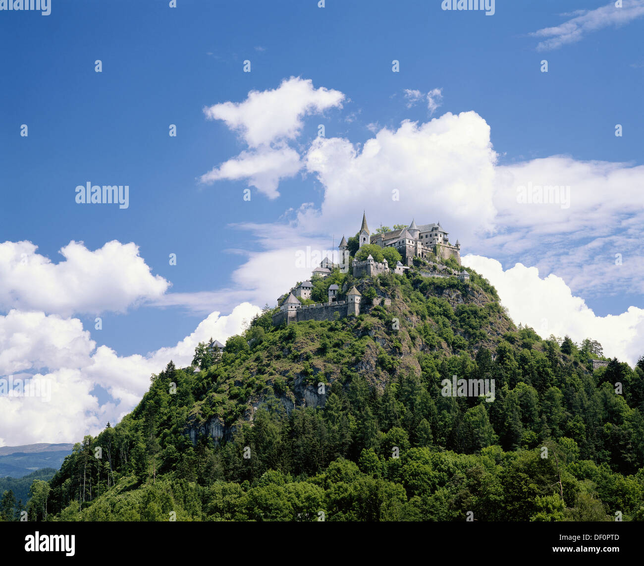Austria, Carinthia, Sankt Veit Ander Glan, Castle Hochosterwitz Stock ...
