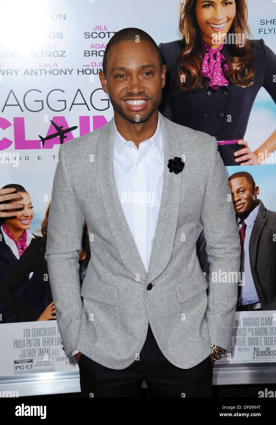 Los Angeles, CA. 25th Sep, 2013. Terrence J. at arrivals for BAGGAGE ...