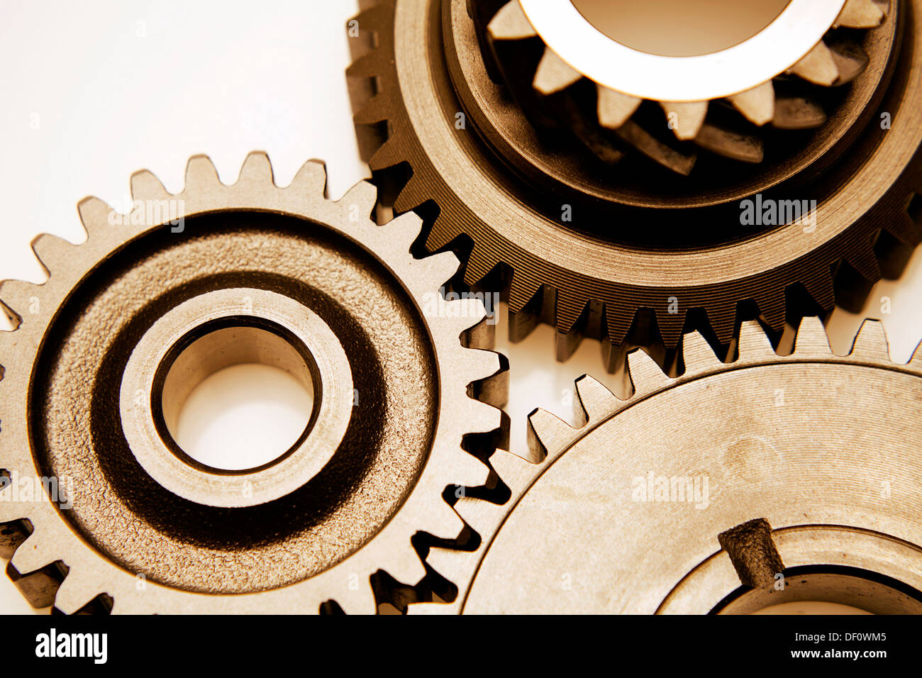 Interlocking gear cogs hi-res stock photography and images - Alamy