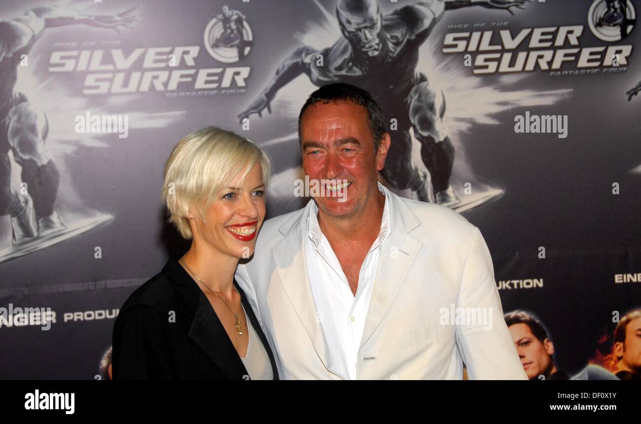 Bernd Eichinger and his wife Katja Eichinger at the film premiere of ...