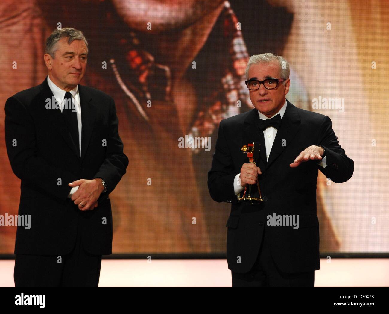 Robert de Niro and Martin Scorsese (l-r) at the awarding ceremony of ...
