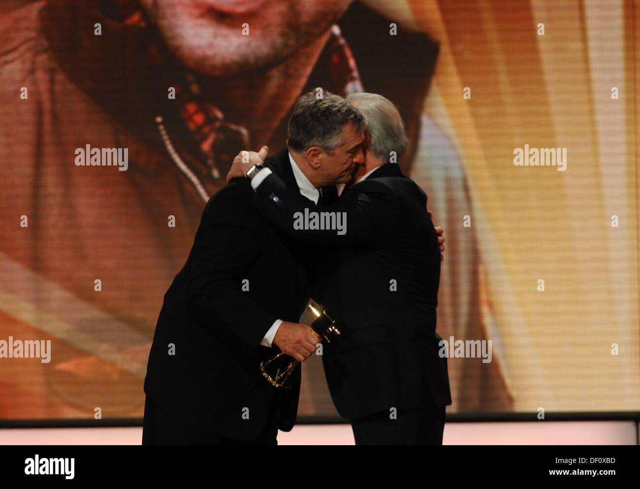 Robert de Niro and Martin Scorsese (l-r) at the awarding ceremony of ...
