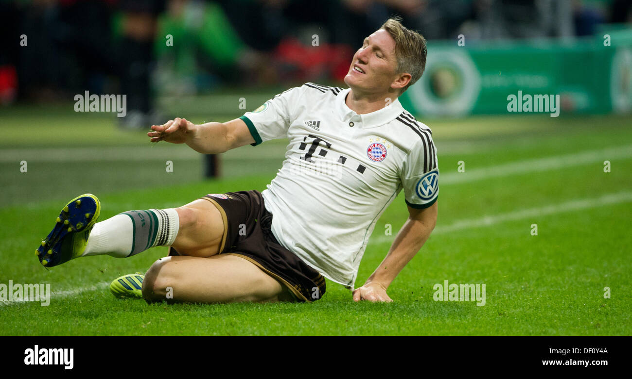 Munich, Germany. 25th Sep, 2013. Munich's Bastian Schweinsteiger during ...