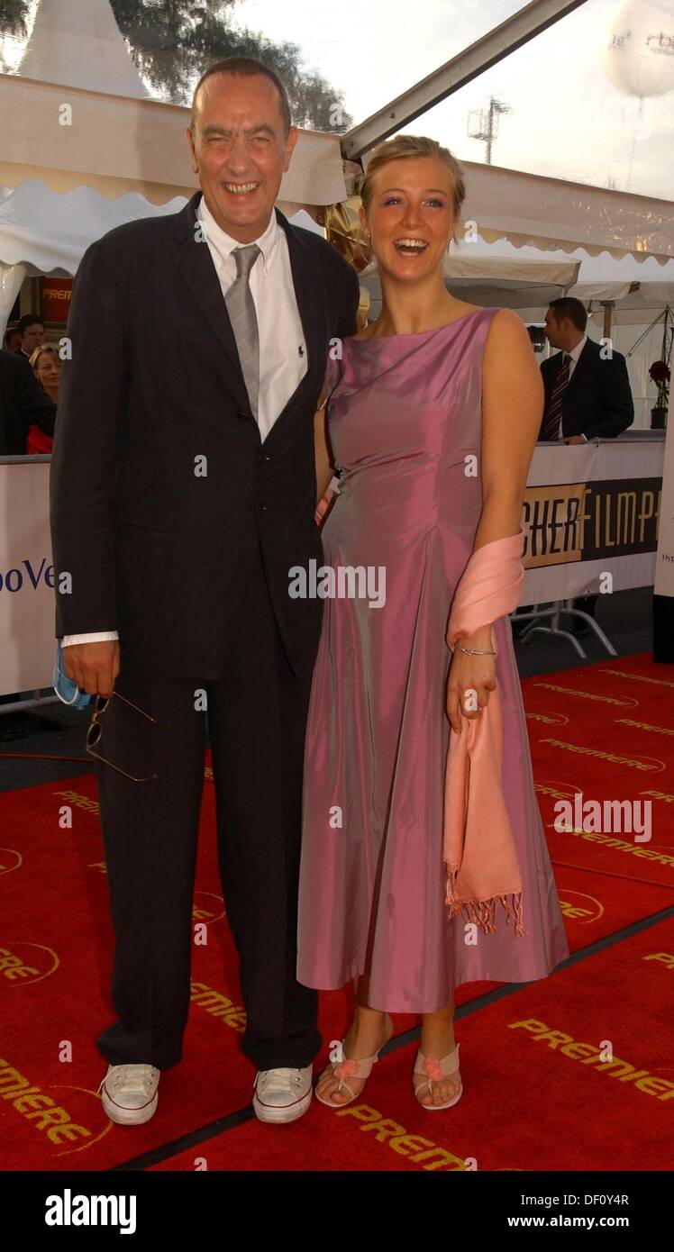 Bernd Eichinger and daughter Nina Eichinger at the German Film Award ...