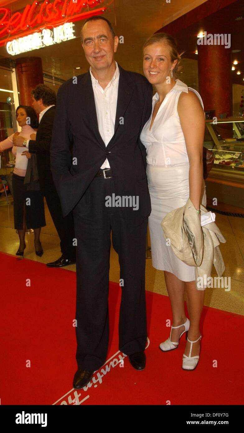Bernd Eichinger and his daughter Nina Eichinger at the premiere of ...