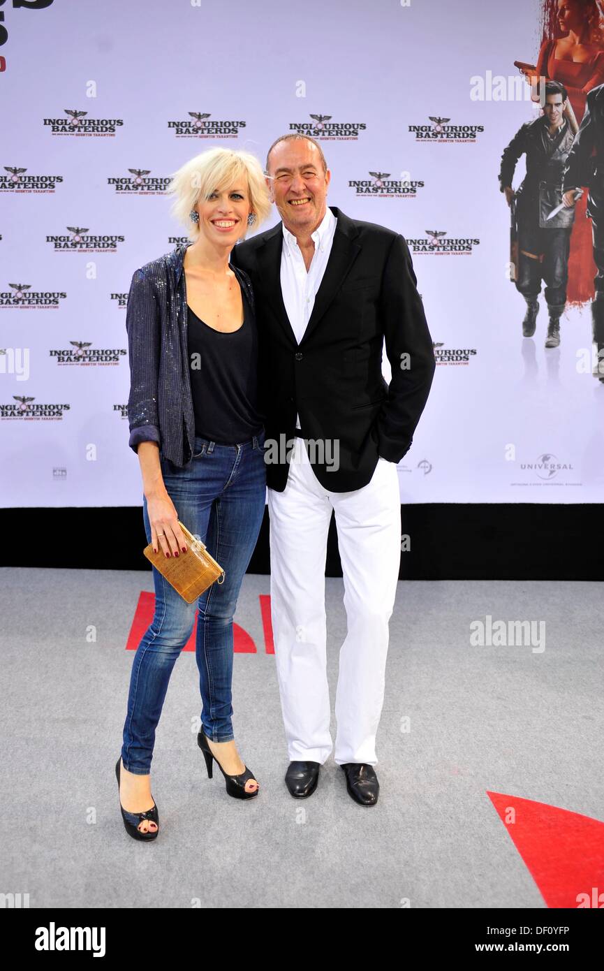 Bernd Eichinger and his wife Katja Eichinger at the German premiere of ...