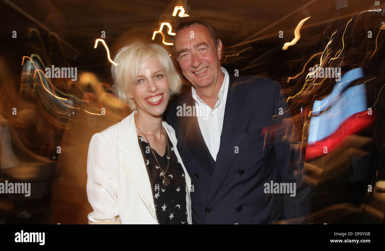 Bernd Eichinger and his wife Katja Eichinger at the summer festival of ...