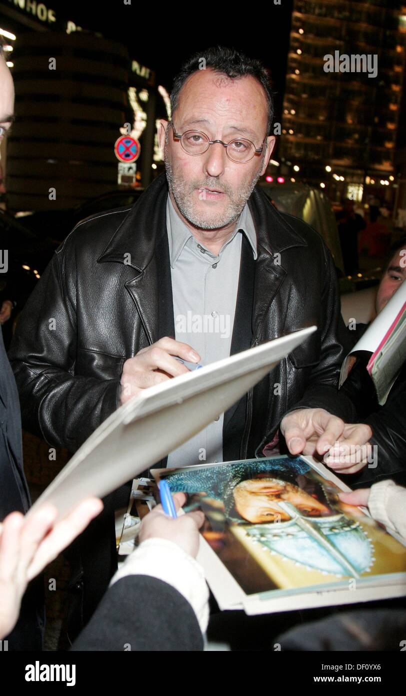 Actor Jean Reno enters the Ritz Carlton Hotel in Berlin Stock Photo - Alamy