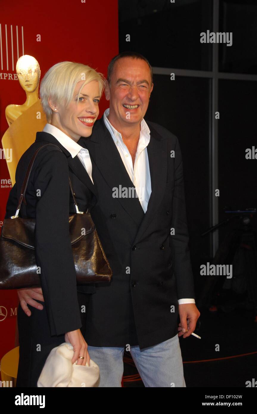 Bernd Eichinger and his wife Katja Hofmann-Eichinger at the reception ...