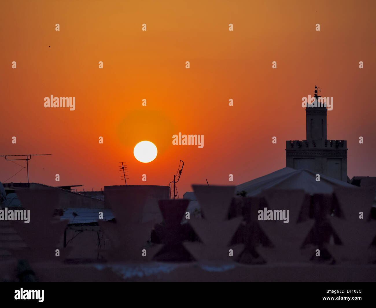 Sunset in Marrakesh - one of the most famous cities in Morocco, Africa ...