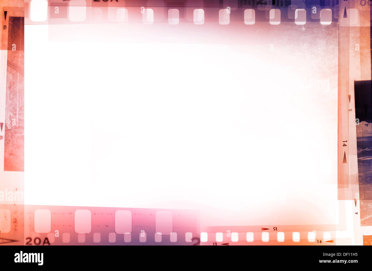 Film negatives frame, copy space Stock Photo - Alamy