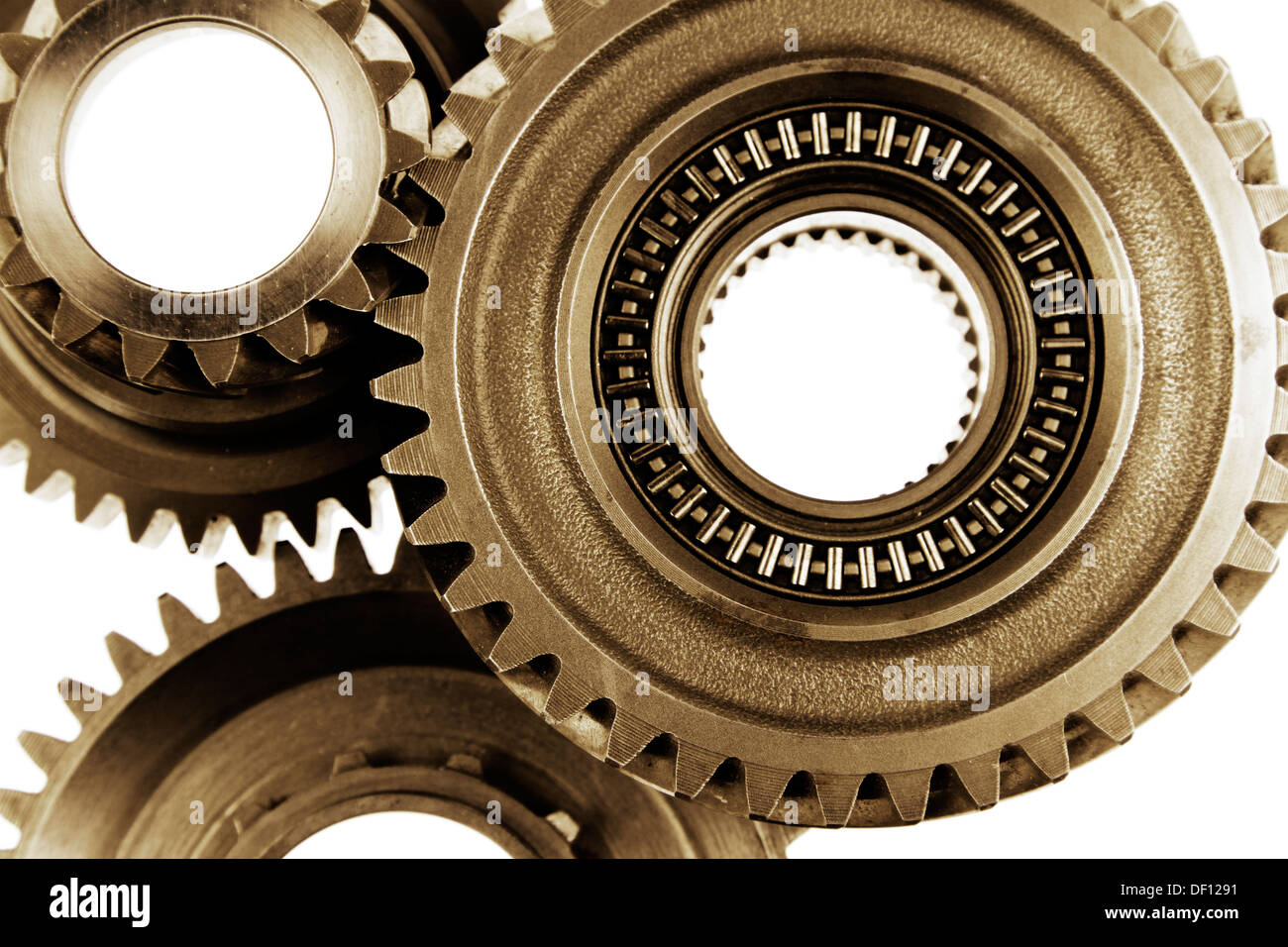 Gears cogs power transmission hi-res stock photography and images - Alamy