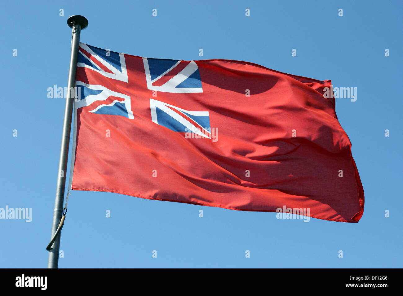 Hamburg, Germany, British merchant flag Stock Photo - Alamy