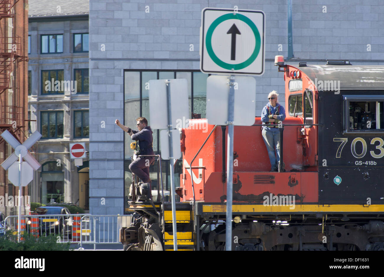 Montreal train hi-res stock photography and images - Alamy